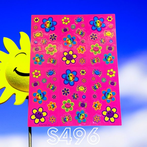 Lisa Frank | Accessories | S496 Lisa Frank Full Smiley Face Flower ...